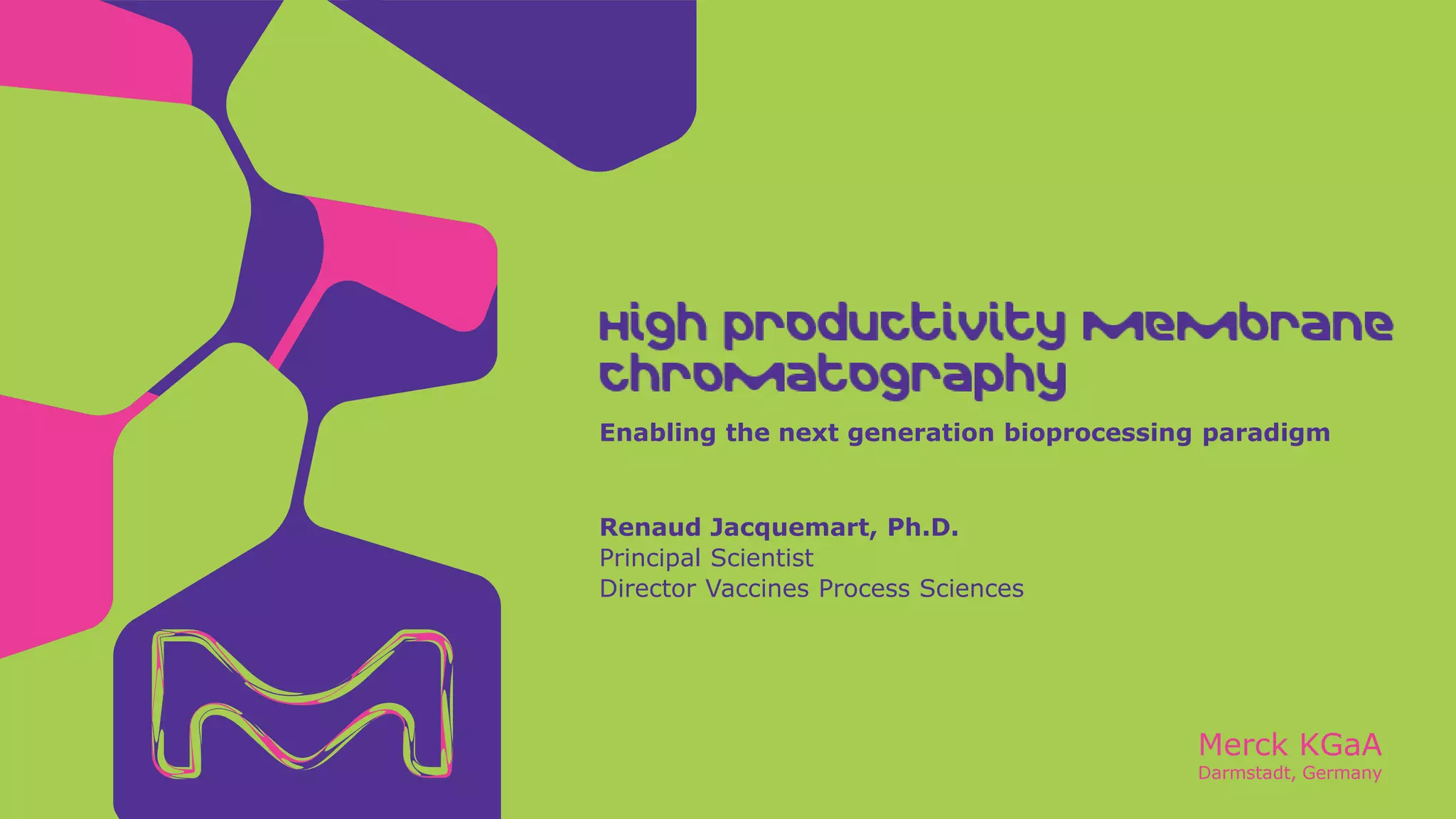 High Productivity Membrane Chromatography: Enabling the Next Generation ...