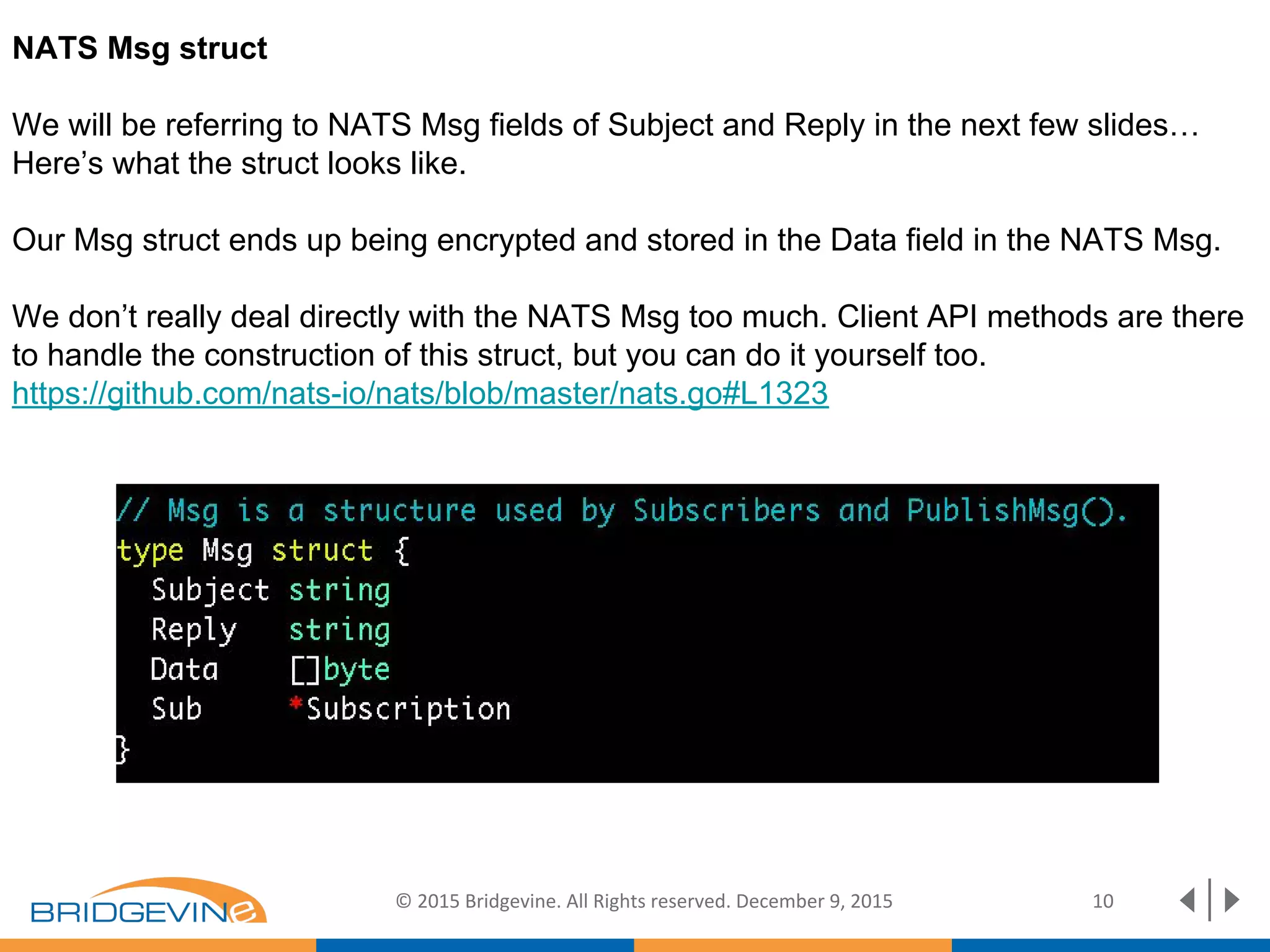 NATS: Control Flow for Distributed Systems | PPT