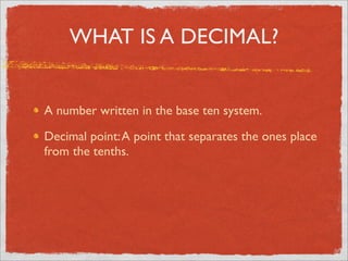 Decimal Keynote | PDF