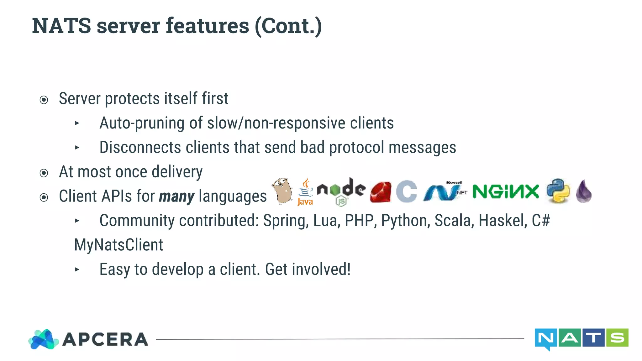 NATS for Modern Messaging and Microservices | PPTX