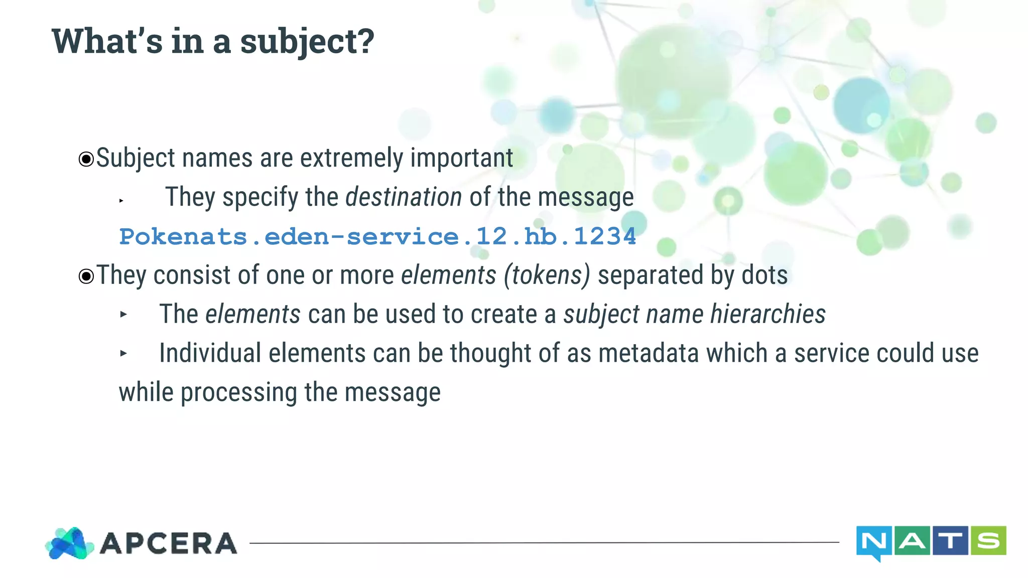 NATS for Modern Messaging and Microservices | PPTX