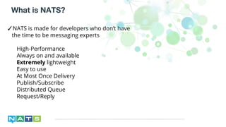 NATS Connector Framework - Boulder Meetup | PDF