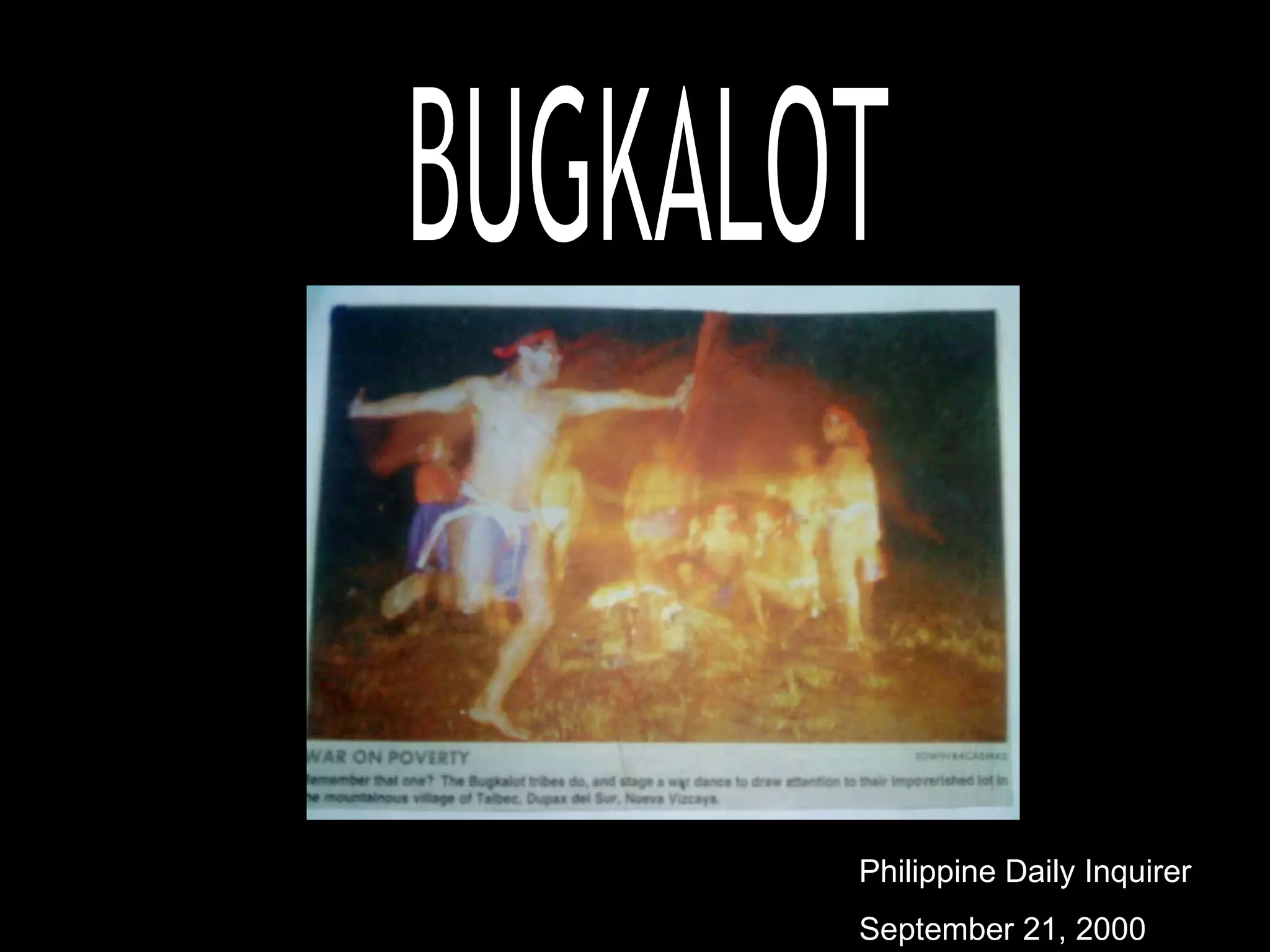Bugkalot Tribe | PPT