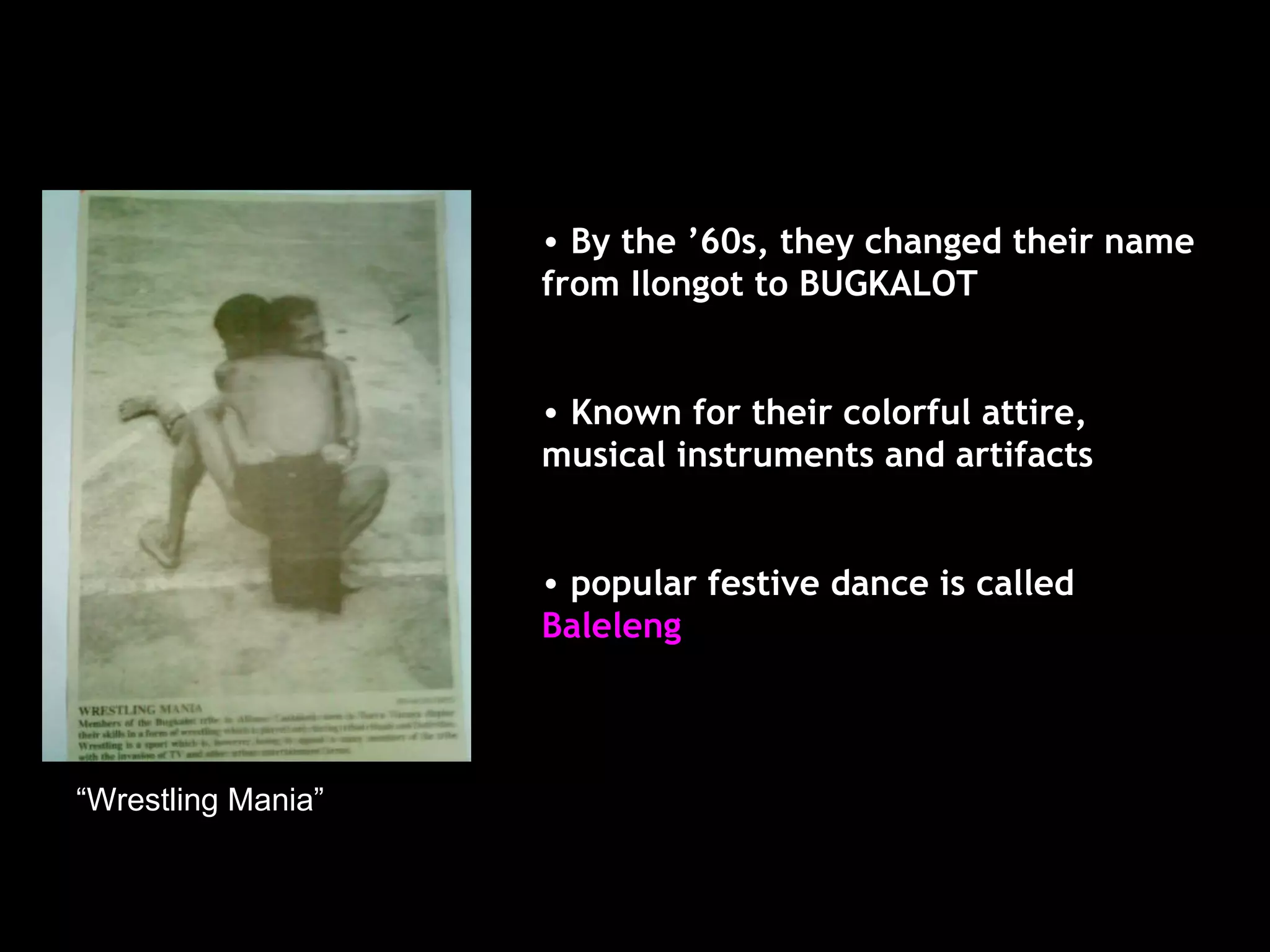 Bugkalot Tribe | PPT