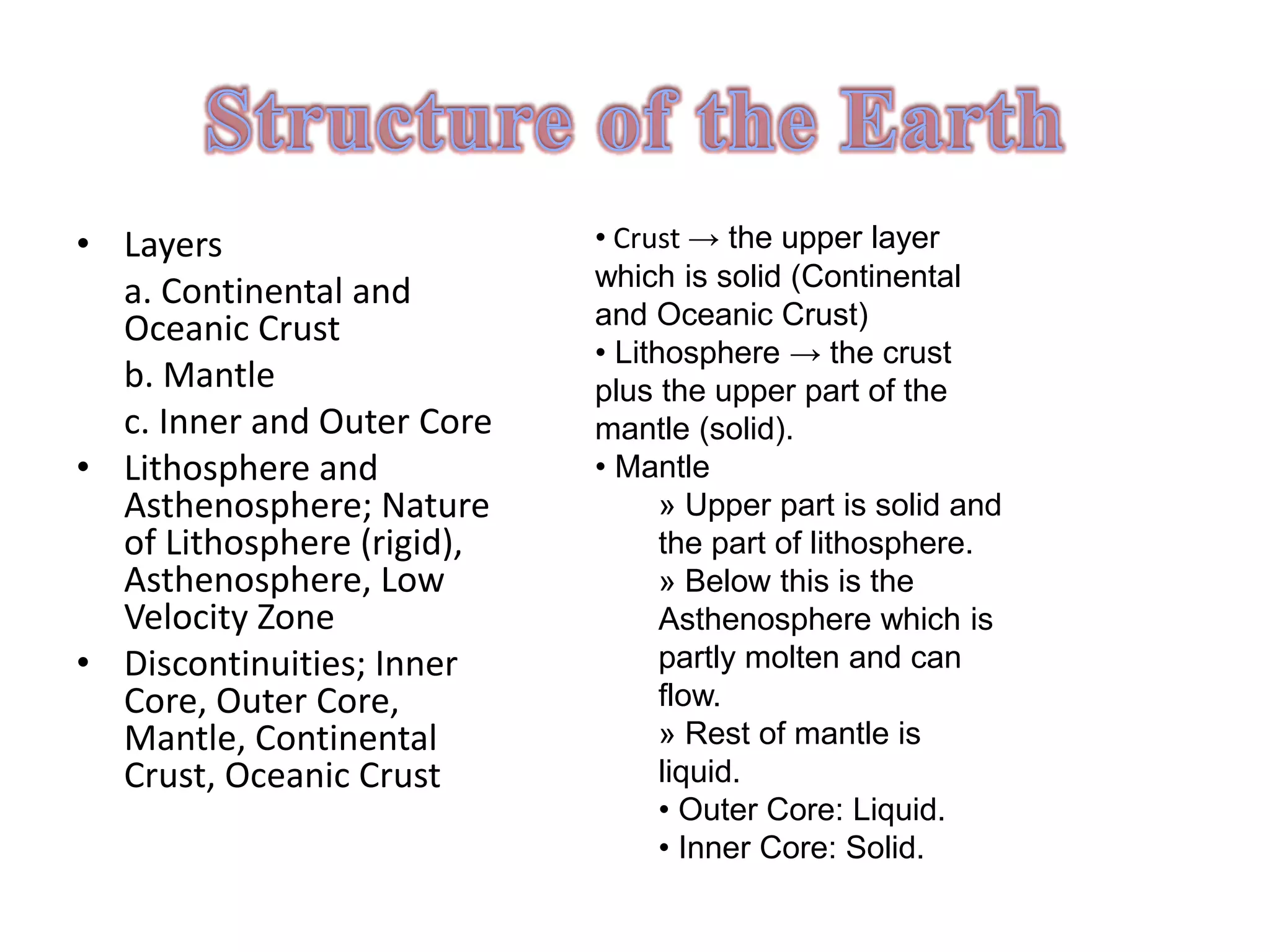 Plate Tectonic Theory | PPTX