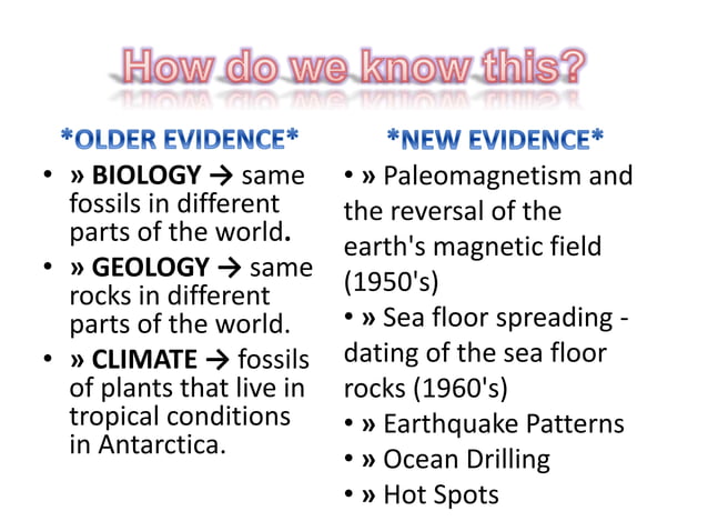 Plate Tectonic Theory | PPTX