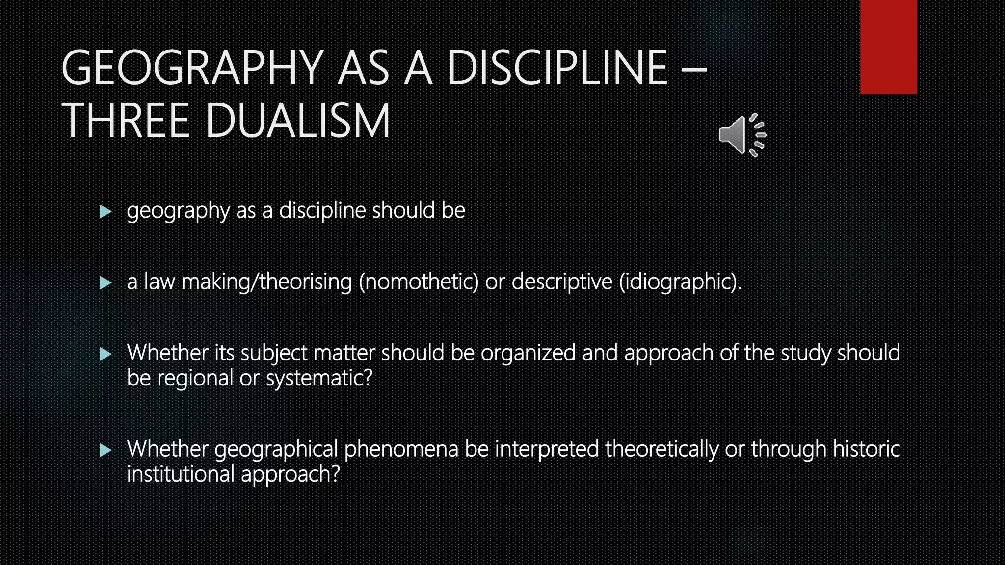 Nature and Scope of Human Geography | PPTX