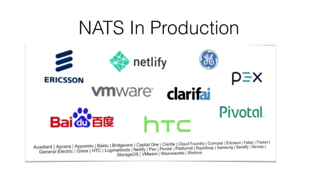 NATS: A Cloud Native Messaging System | PPT