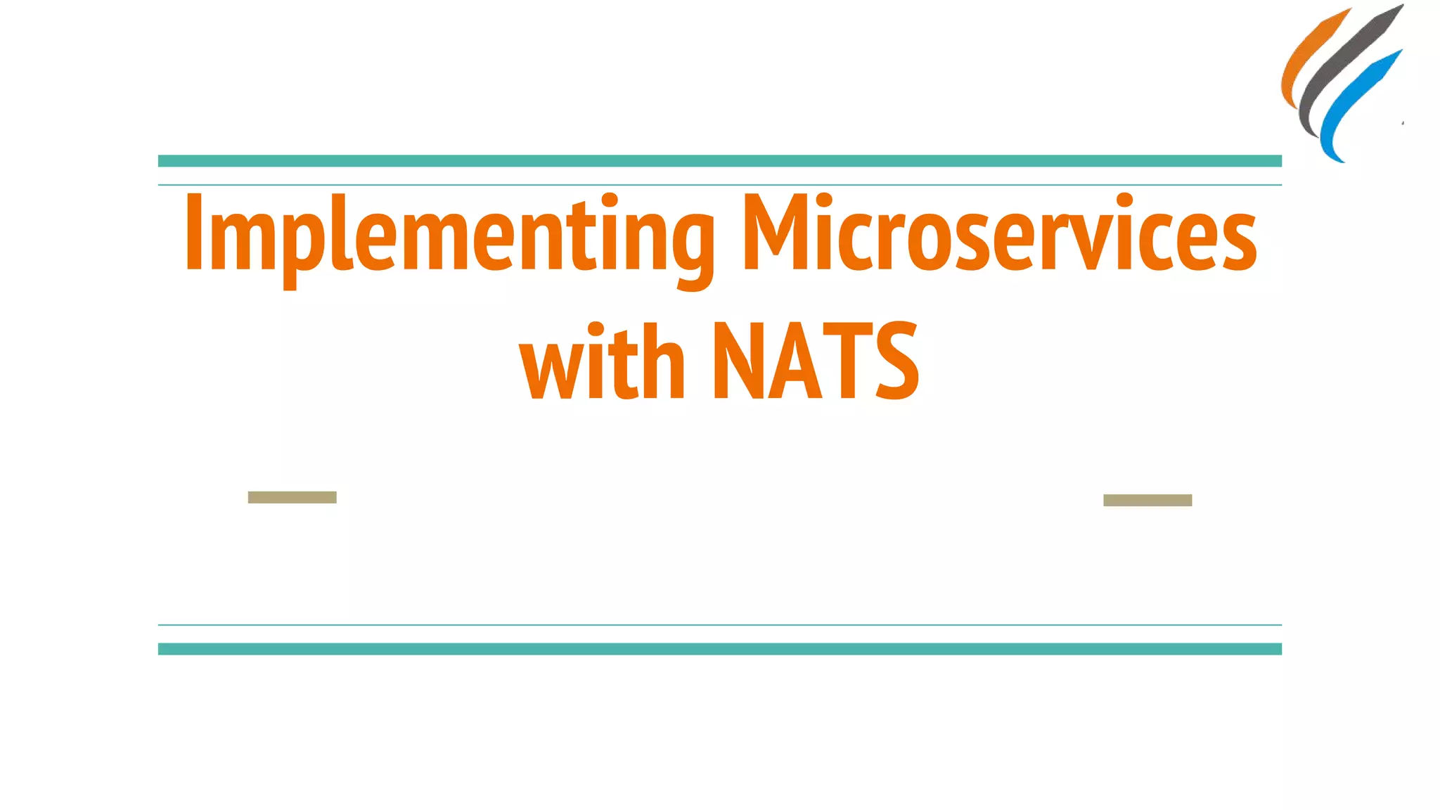 Implementing Microservices with NATS | PDF