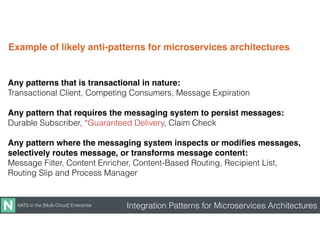 Integration Patterns for Microservices Architectures | PDF