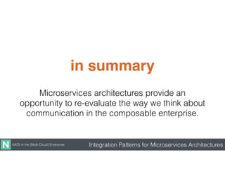 Integration Patterns for Microservices Architectures | PDF
