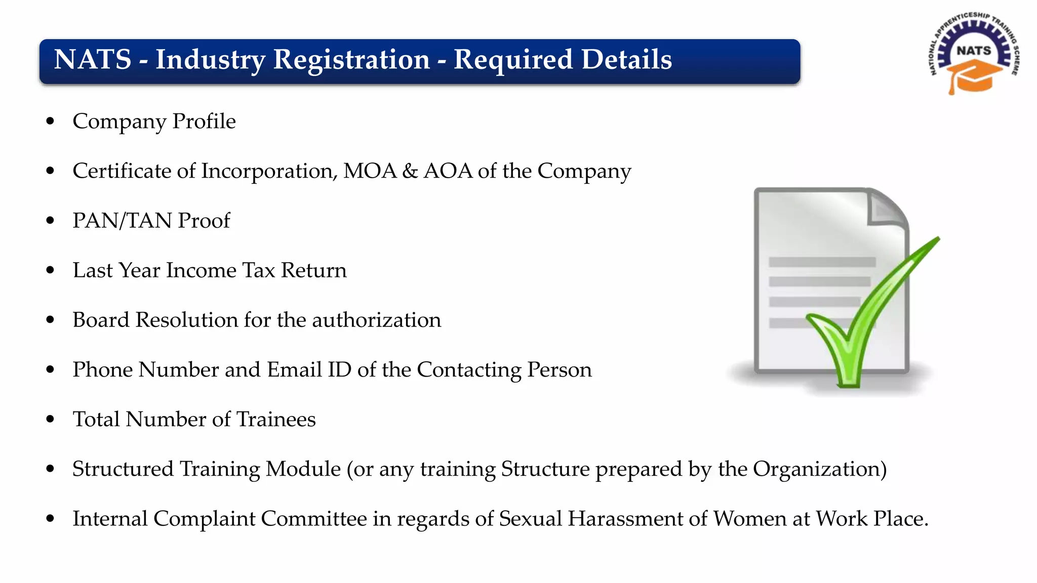 NATS - An INDUSTRY oriented insightful Presentation over the Scheme | PPTX