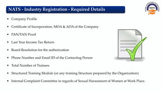 NATS - An INDUSTRY oriented insightful Presentation over the Scheme | PPTX