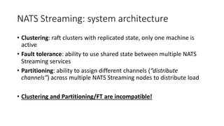 NATS Streaming - an alternative to Apache Kafka? | PPT