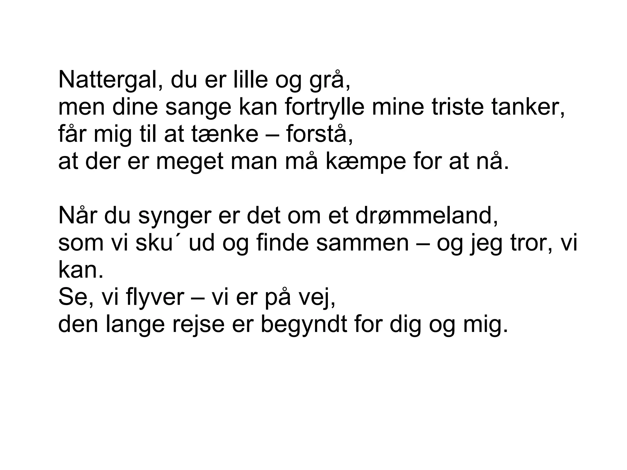 Nattergalen | PPT