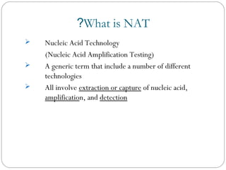 Nat testing | PPT