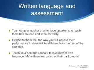 Native Speakers in the TPRS classroom | PPTX