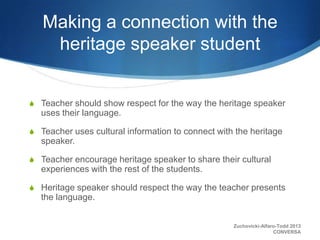 Native Speakers in the TPRS classroom | PPTX