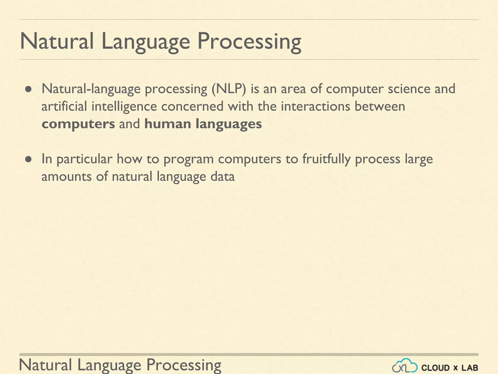 Natural Language Processing | PDF | Artificial Intelligence | Technology & Computing