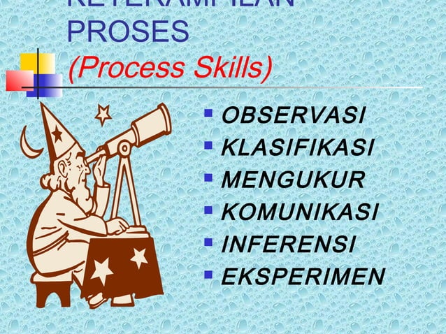 Natuna keterampilan proses sains | PPT