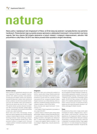Case study marki Natura z Albumu Superbrands Polska 2017 | PDF