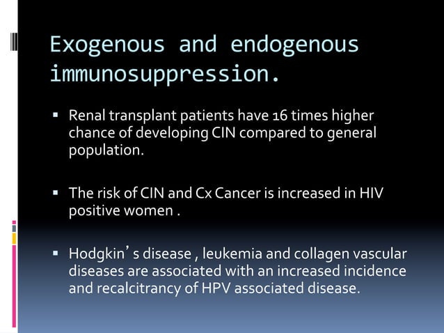 Natural history and pathogenesis of hpv | PDF