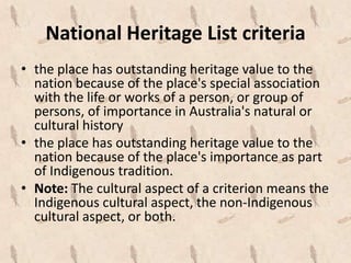 Natural And Cultural Heritage | PPTX