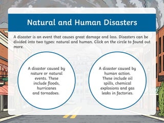 Natural-and-human-disasters-ppt.pptx | Weather | Science