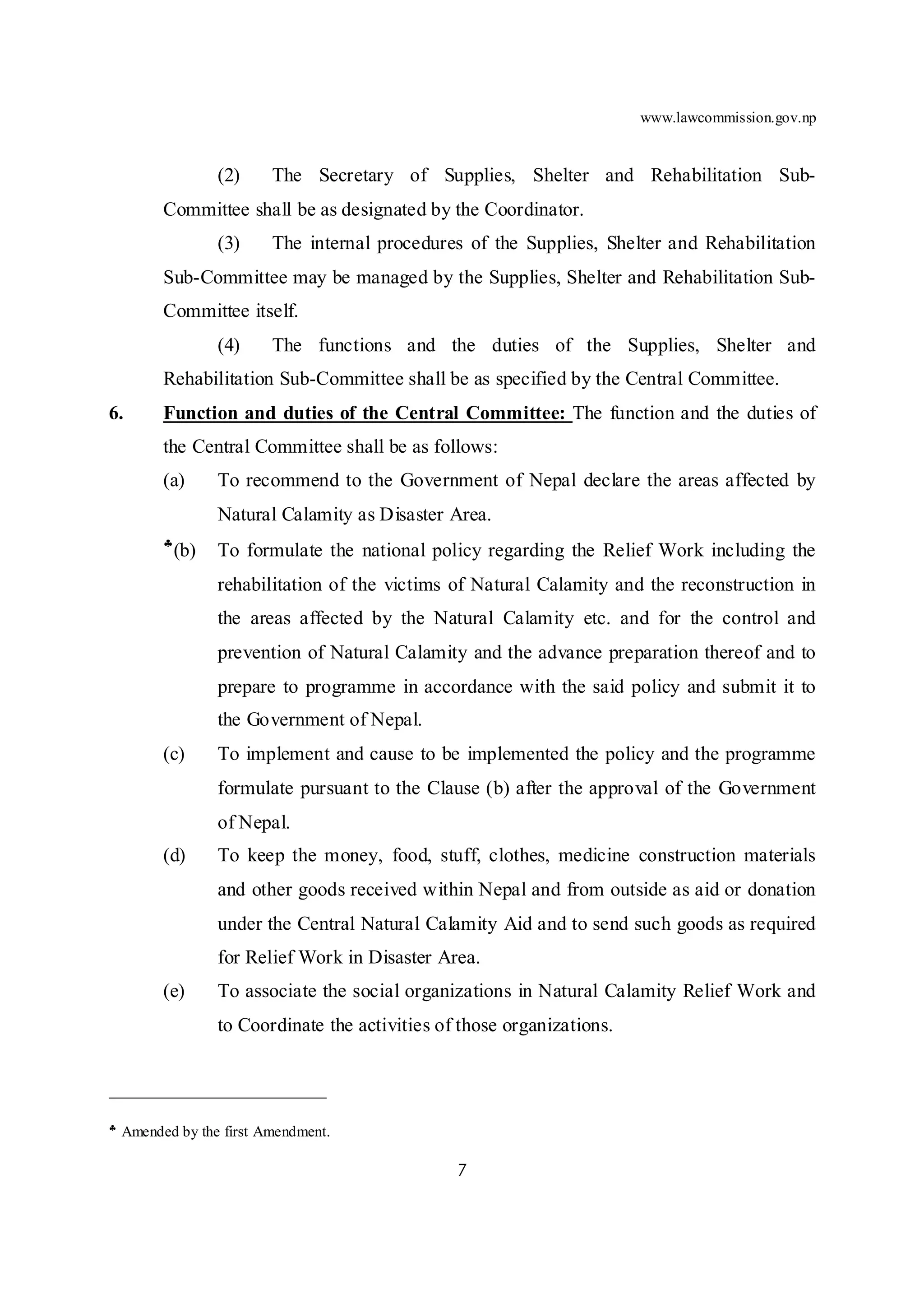 Natural calamity-relief-act | PDF