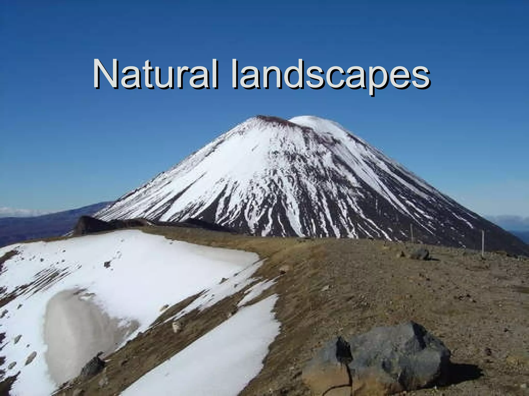 Natural & Cultural Landscape | PPT