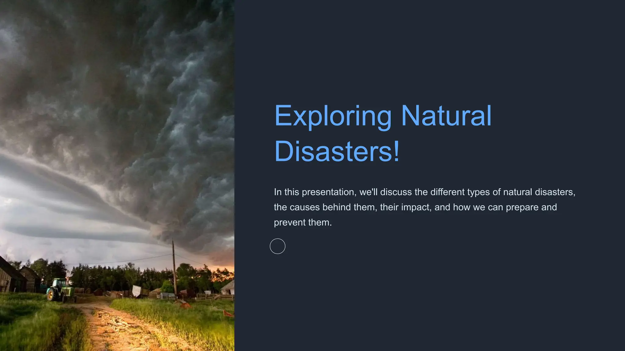 Natural-Disasters HOW IS EFFECTING THE ENVIRNOMENT | PPT