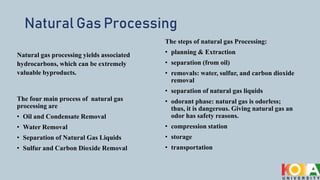 natural gas process | PPTX
