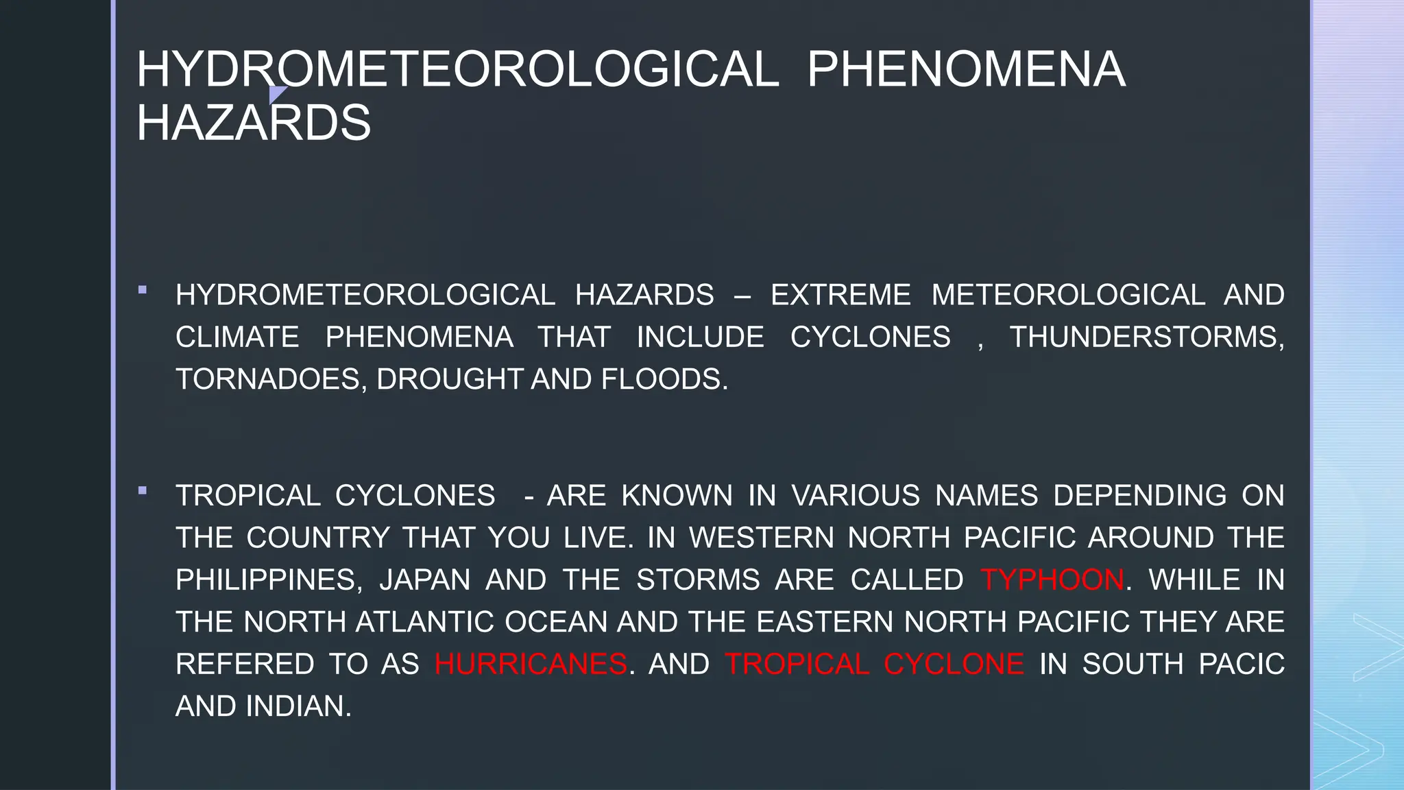 NATURAL-HAZARDS-ON-EARTH earth and life science | PPTX