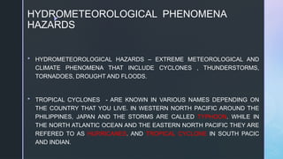 NATURAL-HAZARDS-ON-EARTH earth and life science | PPTX