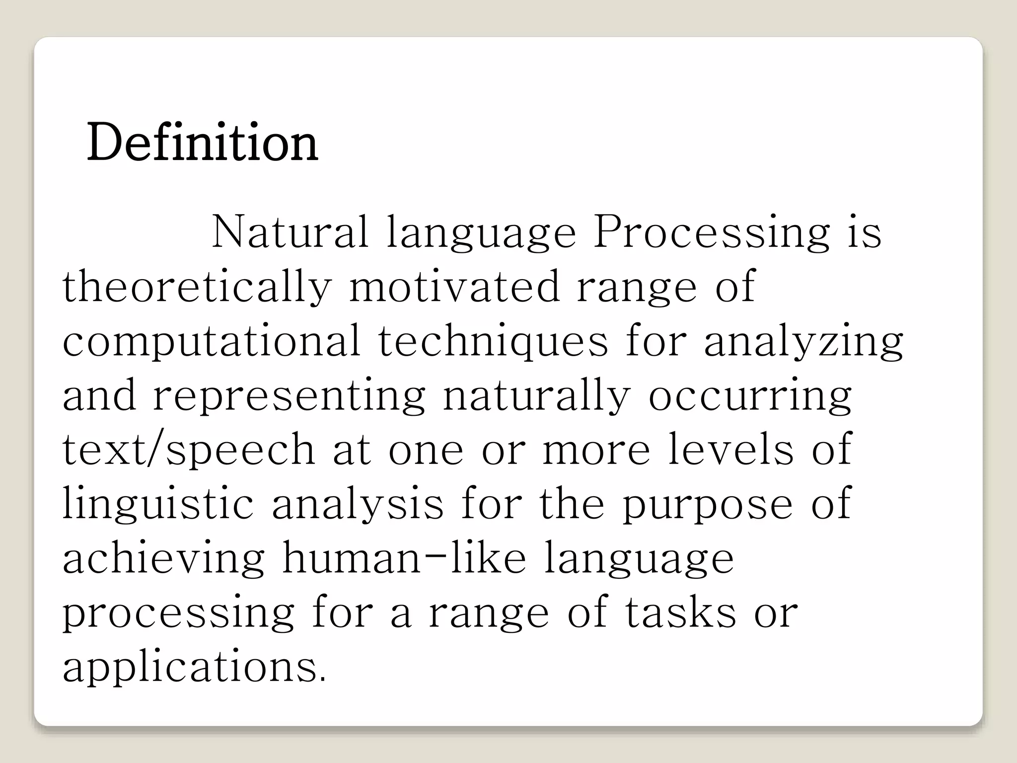 Natural language-processing | PPTX | Artificial Intelligence ...