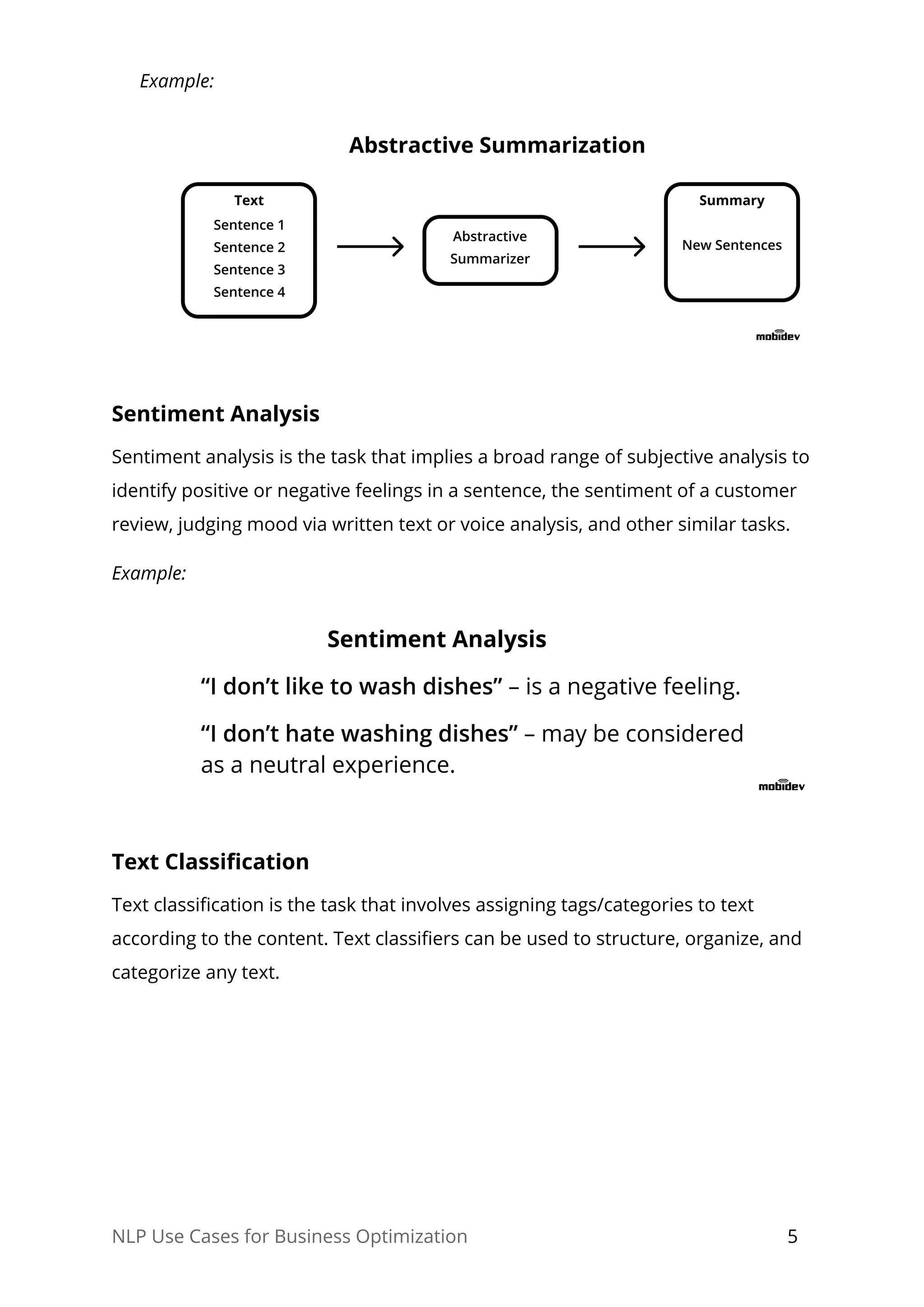 Natural Language Processing Use Cases for Business Optimization | PDF