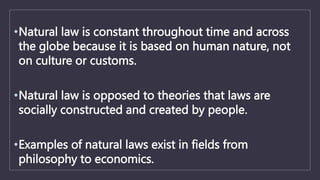 Natural-law-ethics-101 for ethics 101 college student. | PPTX