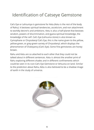 Natural properties-of-catseye-gemstone | PDF