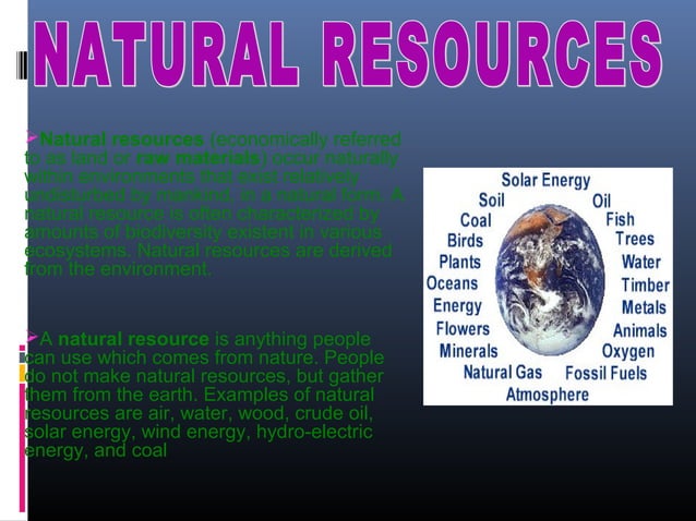 Natural resources-1vh4ybf | PPT