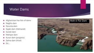 Natural resources Of Afghanistan | PPTX