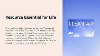 Class 8 Natural Resources and Their Use | NCERT CBSE | PPTX