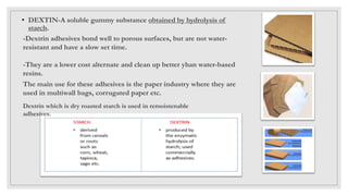 Natural adhesives | PDF