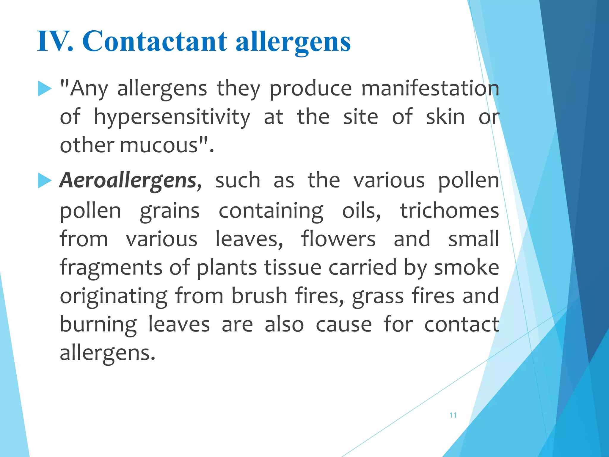 Natural allergens - Definition , classification, drugs | PPTX