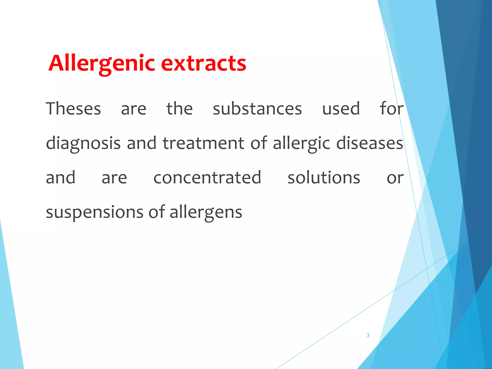Natural allergens - Definition , classification, drugs | PPTX