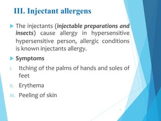 Natural allergens - Definition , classification, drugs | PPTX