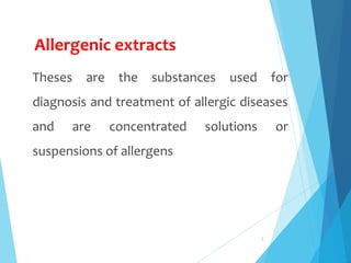 Natural allergens - Definition , classification, drugs | PPT | Free ...
