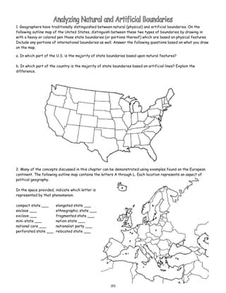Natural and art boundaries | PDF