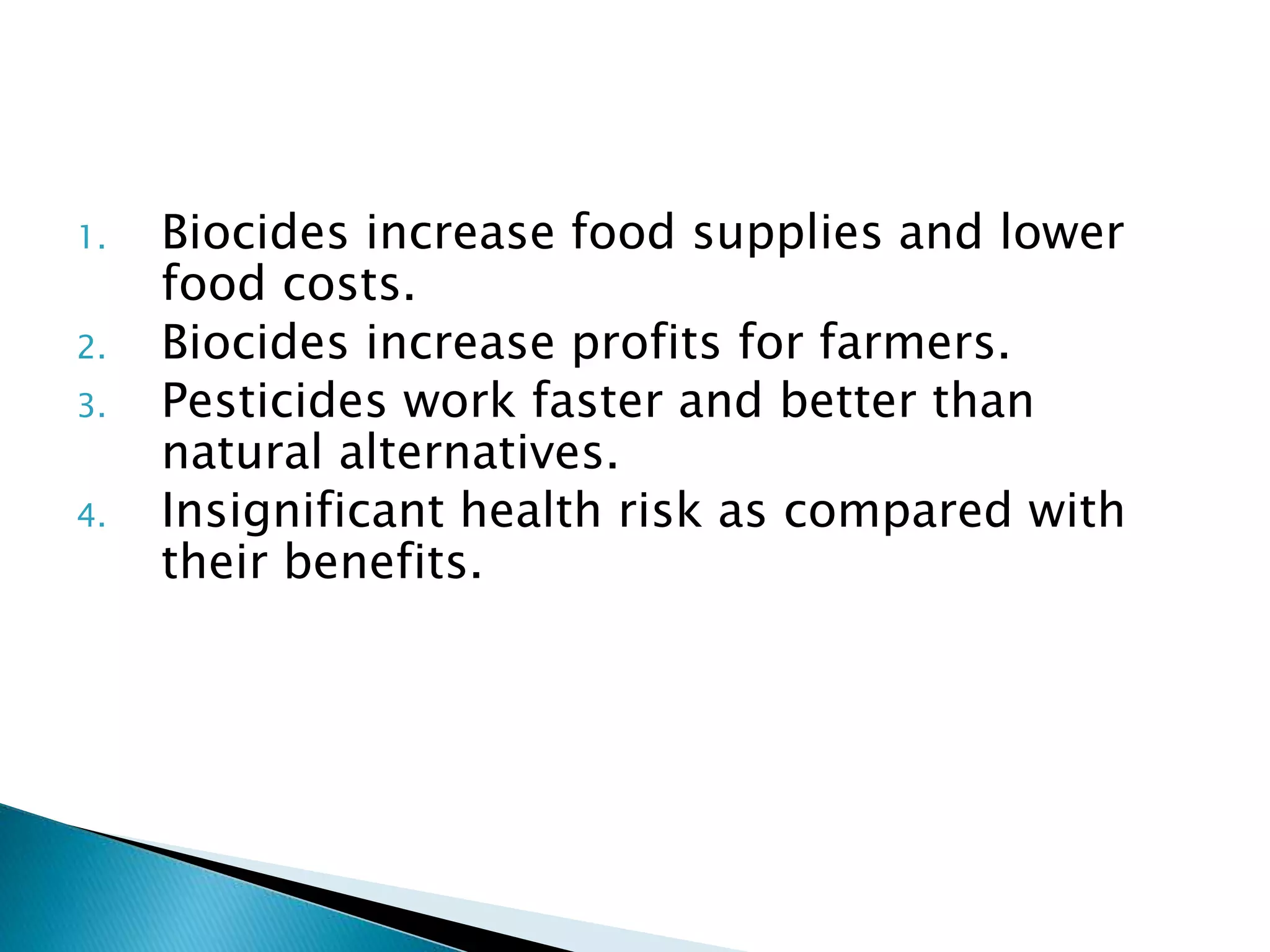Natural and chemical biocides | PPTX