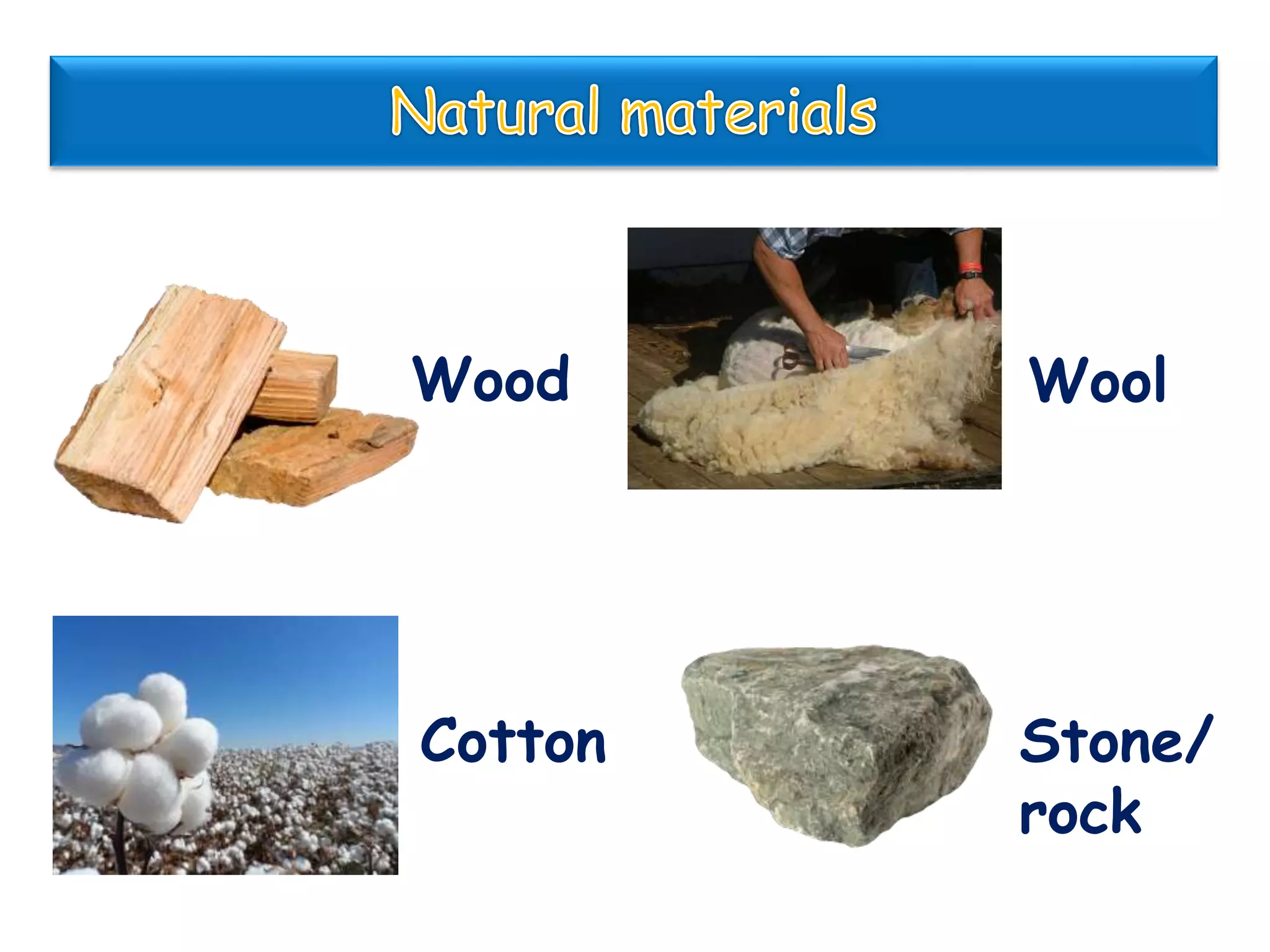 Natural and man made materials | PPT | Manufacturing Industry | Industries