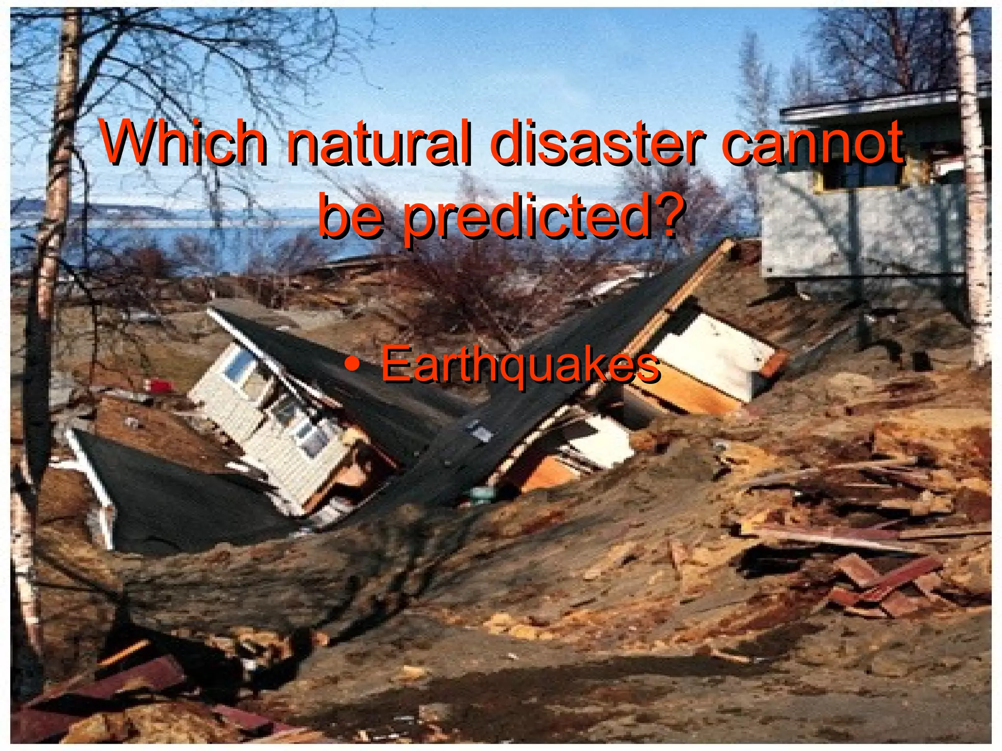 Natural and manmade disasters ppt hc | PPT
